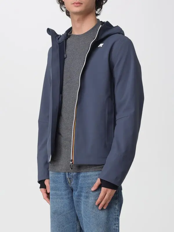 K-WAY Zip-up Jacket With Logo Detail