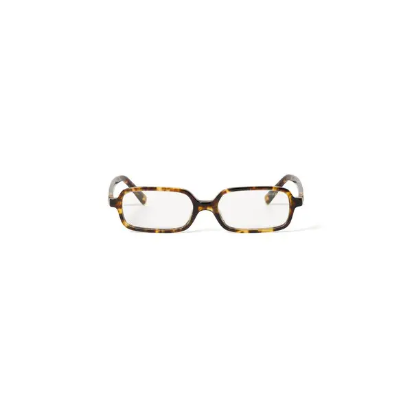 Miu Miu Miu Regard Tortoiseshell Sunglasses - Blue-ray Transparent Lenses