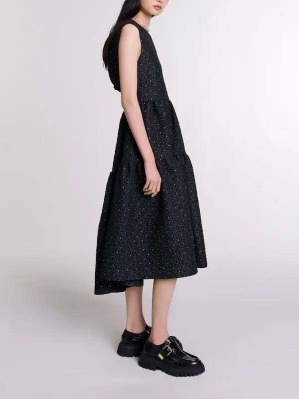 Maje Rhinestone Maxi Dress