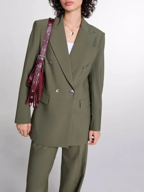 Maje Slim-fit Suit Jacket