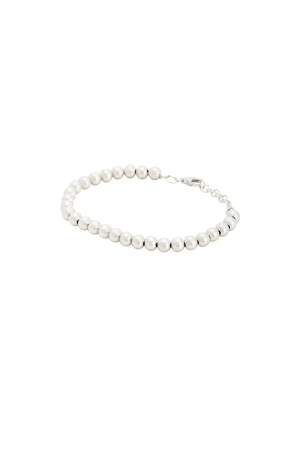 STONE AND STRAND Silver Ball Bracelet - Sterling Silver