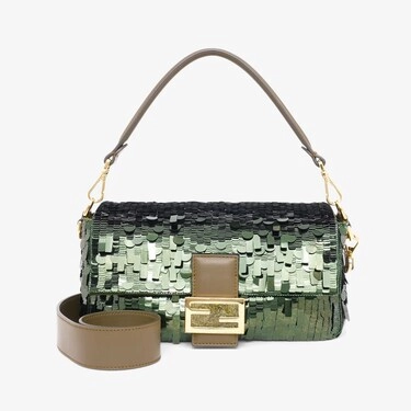 Fendi Baguette Bag - Green