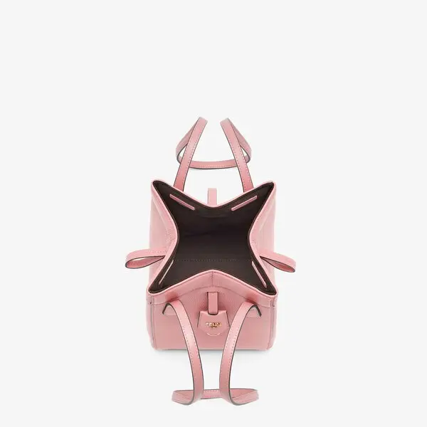 Fendi Origami Minitransformable Leather Mini-Bag - Pink | Editorialist