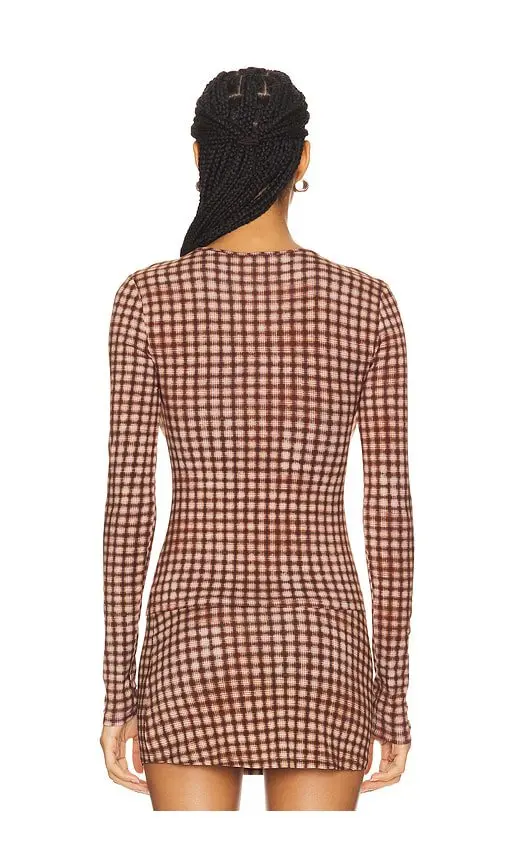 Miaou Long Sleeve Tee - Brown