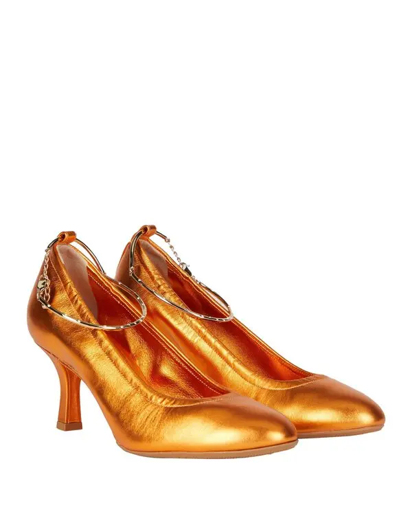 Casadei Leather Pumps With Glitter Detailing