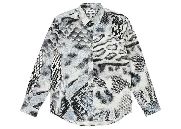 PALACE Animal Print Shirt - Grey