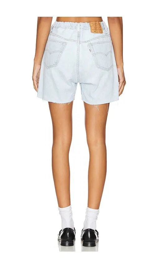 ALIGRACE Vintage Maternity Baggy Short In Blue