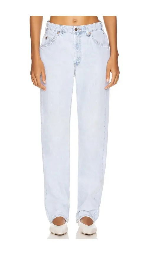 ALIGRACE Vintage Classic Relaxed Straight Jeans - Light
