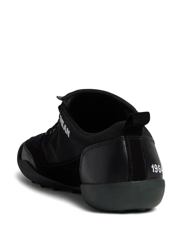 Dsquared2 Maple-leaf Leather Sneakers - Black