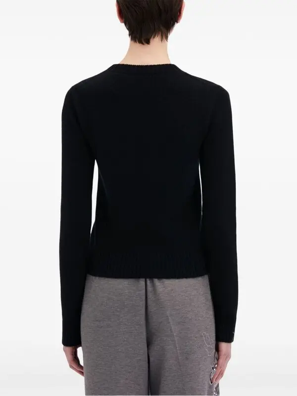Oscar De La Renta O Flower Cashmere Jumper