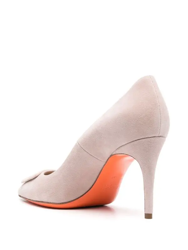 Santoni 85mm Sibille Pumps - Neutrals