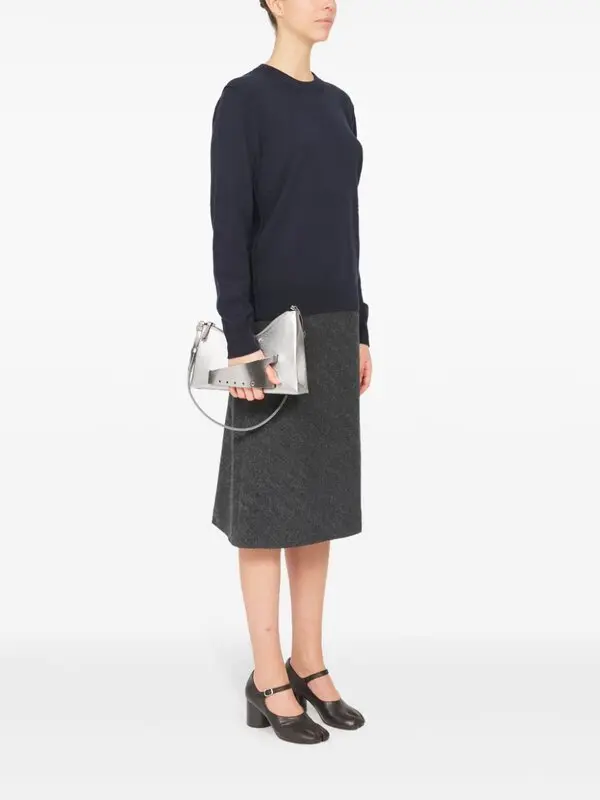 MAISON MARGIELA Snatched Hobo Bag - Silver