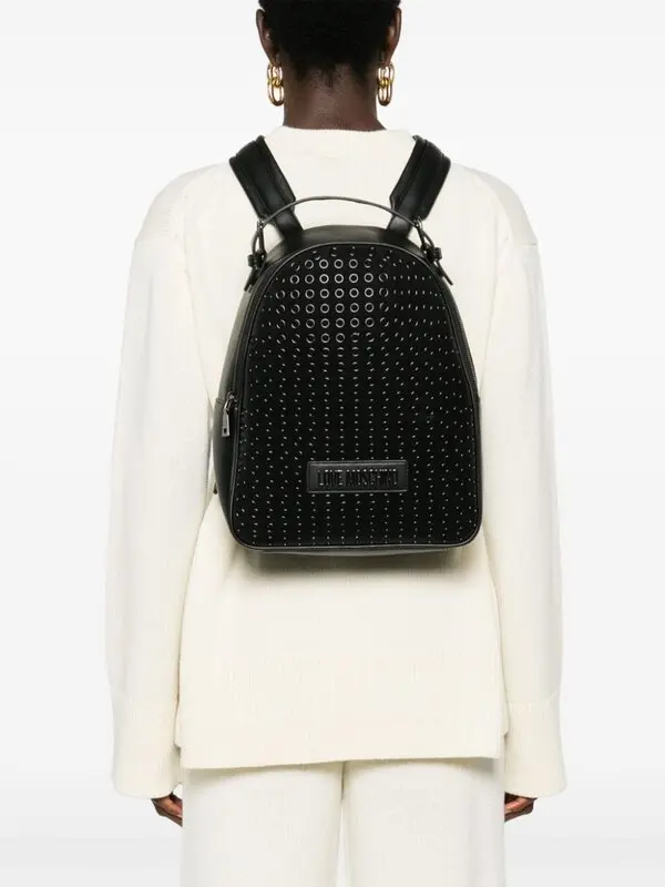 Moschino Embossed Backpack - Black | Editorialist display picture 2