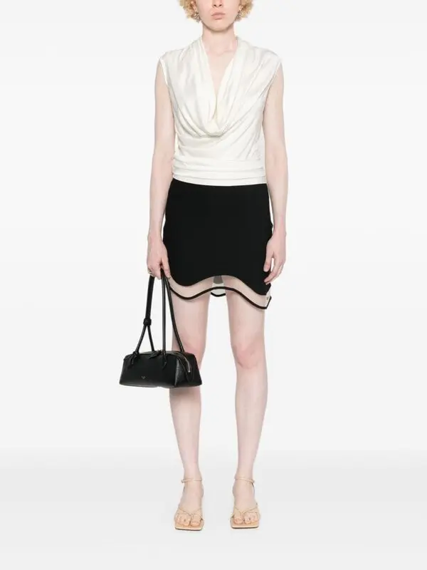 NENSI DOJAKA Heartbeat Mini Skirt - Black