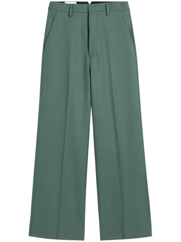 AMI Paris Large-fit Wool Trousers