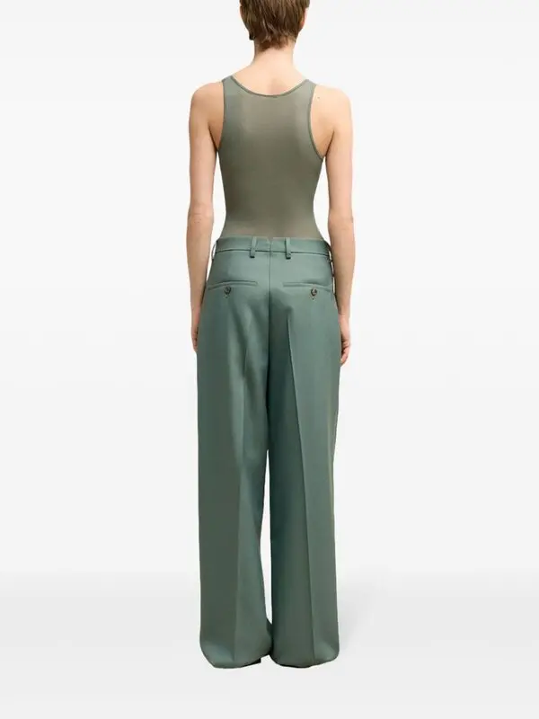 AMI Paris Large-fit Wool Trousers