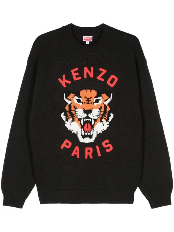 Kenzo Lucky Tiger-intarsia Sweater