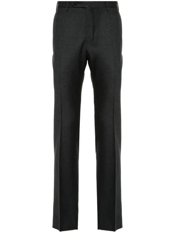 Incotex Virgin Wool Trousers - Grey