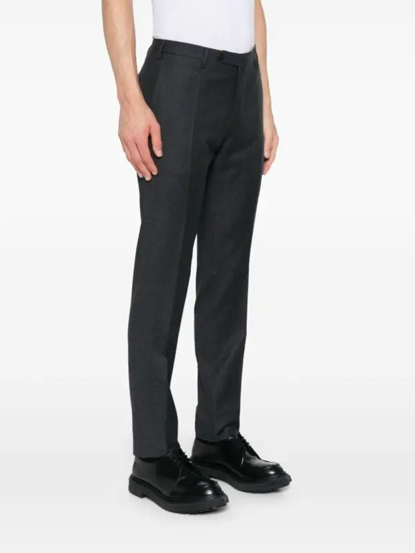 Incotex Virgin Wool Trousers - Grey