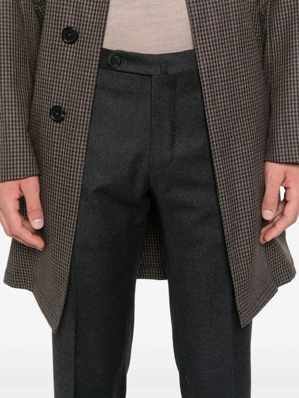 Incotex Virgin Wool Trousers - Grey