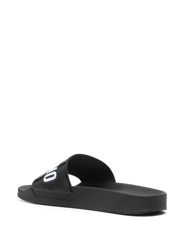 Moschino Embossed Slides
