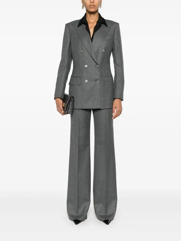 TOM FORD Mélange Double-breasted Blazer