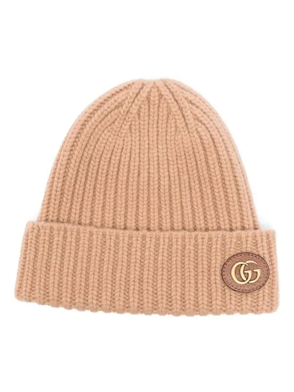 Gucci Double-g Beanie - Neutrals
