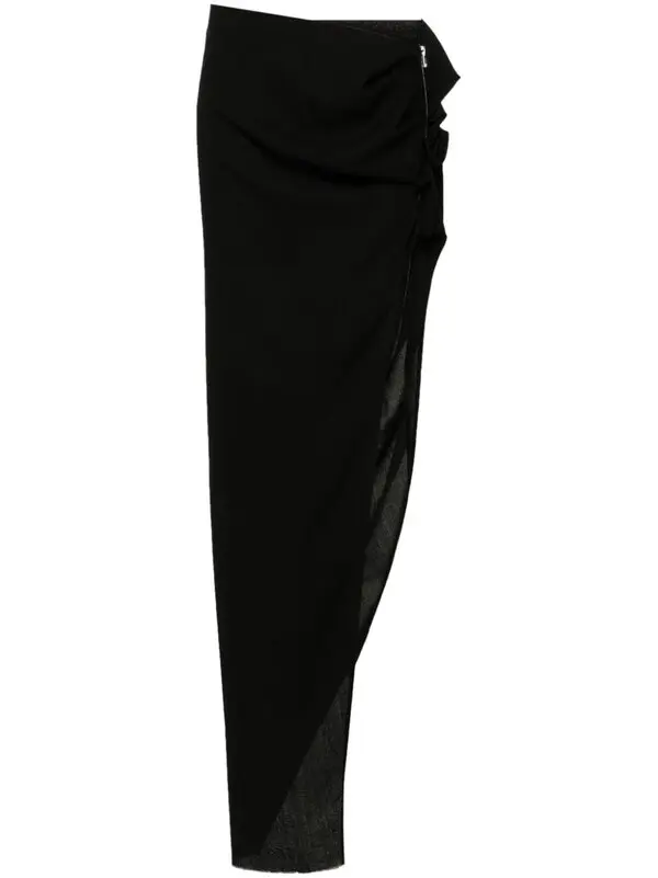 Rick Owens Edfu Maxi Skirt - Black