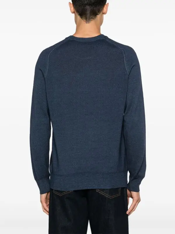 Etro Logo-embroidered Sweater - Blue