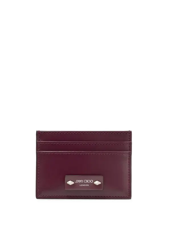 JIMMY CHOO Umika Card Holder - Red