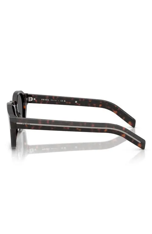 Prada 53mm Phantos Sunglasses - Dark Grey