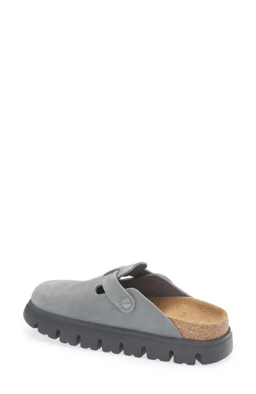 BIRKENSTOCK Papillio Boston Platform Clogs - Grey