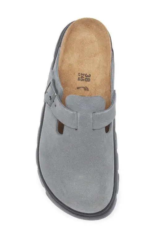 BIRKENSTOCK Papillio Boston Platform Clogs - Grey