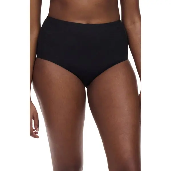 Chantelle Comfort Chic High Waist Control Briefs - Black
