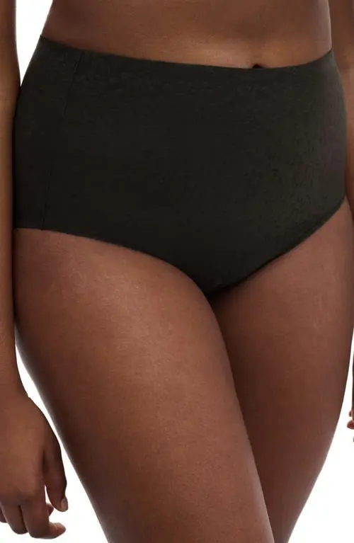 Chantelle Comfort Chic High Waist Control Briefs - Black