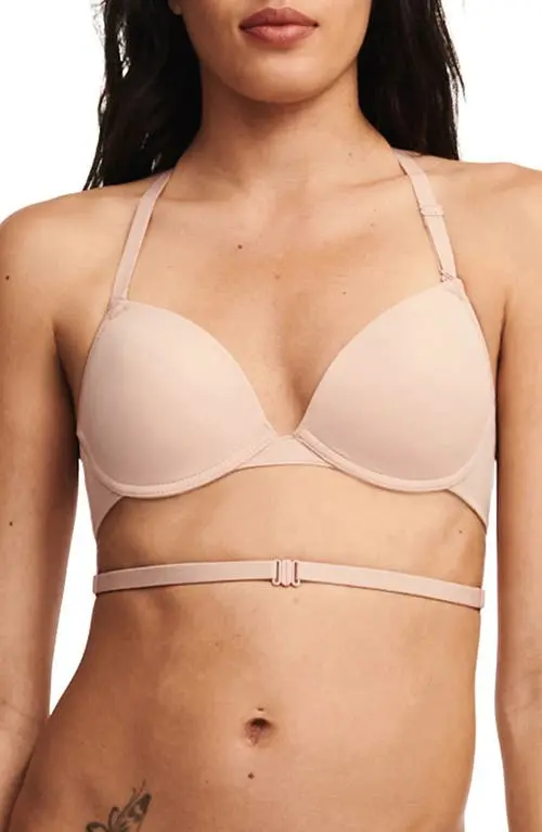 Chantelle Multifit Plunge Underwire T-shirt Bra - Beige Blush