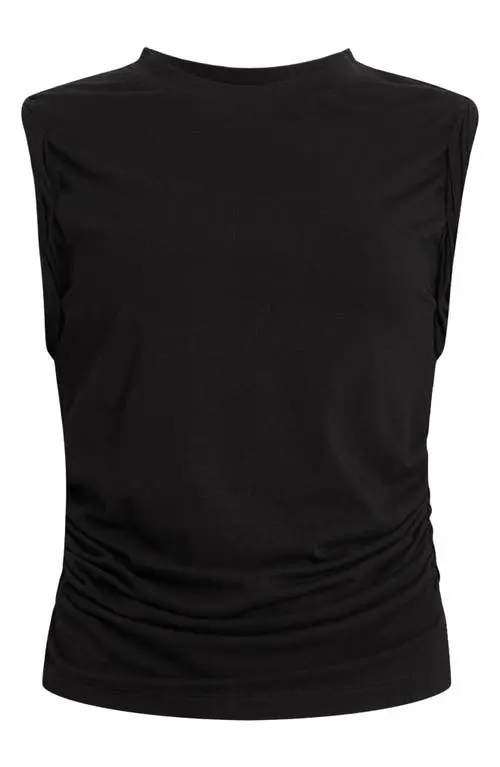 ALLSAINTS West Side Ruched Tank Top - Black
