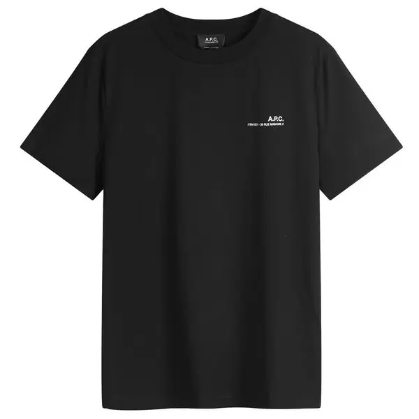 A.p.c. Item Logo T-shirt - Black/white