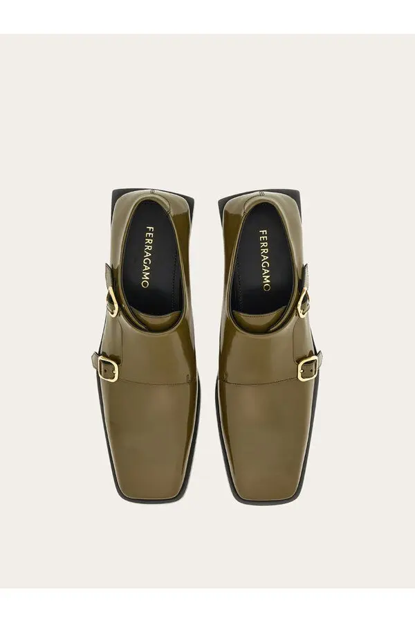 FERRAGAMO Double Monkstrap