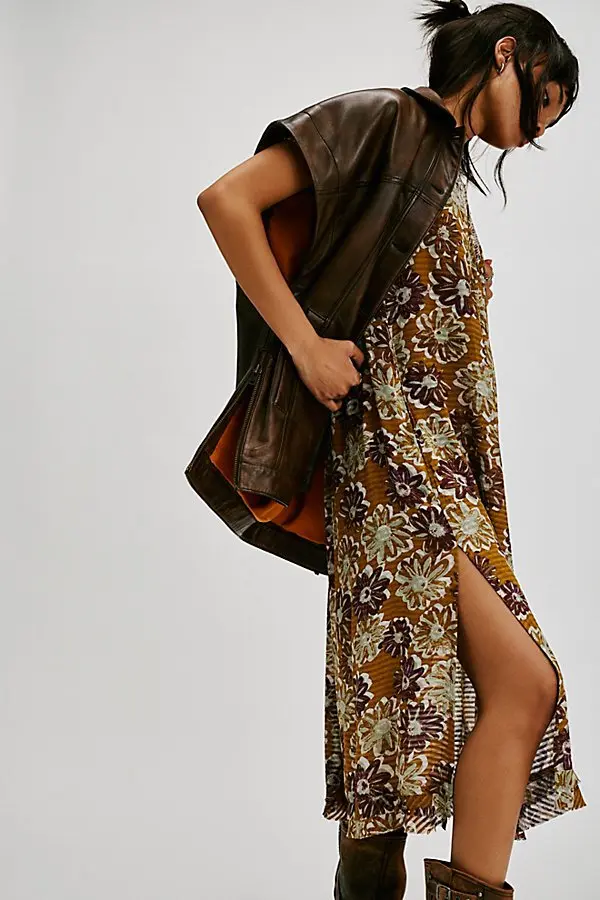 free people shadow dance midi dress Free People: Shadow Dance Midi Dress in Persian Jewel