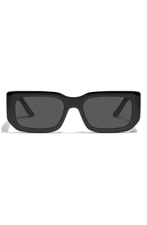 Quay Tell Me More 54mm Square Sunglasses - Black/smoke