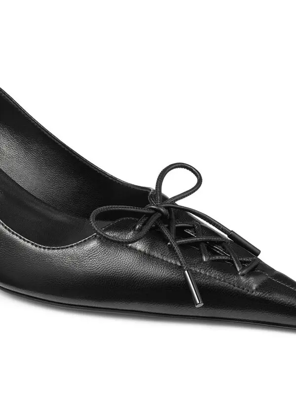 JIMMY CHOO Scarlett Leather Pumps - Black