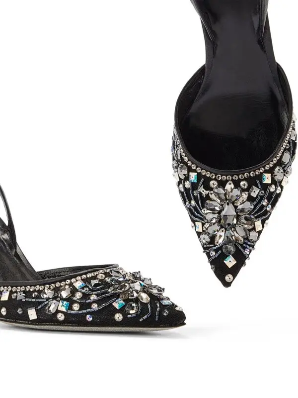 Rene Caovilla 105mm Cinderella Pumps