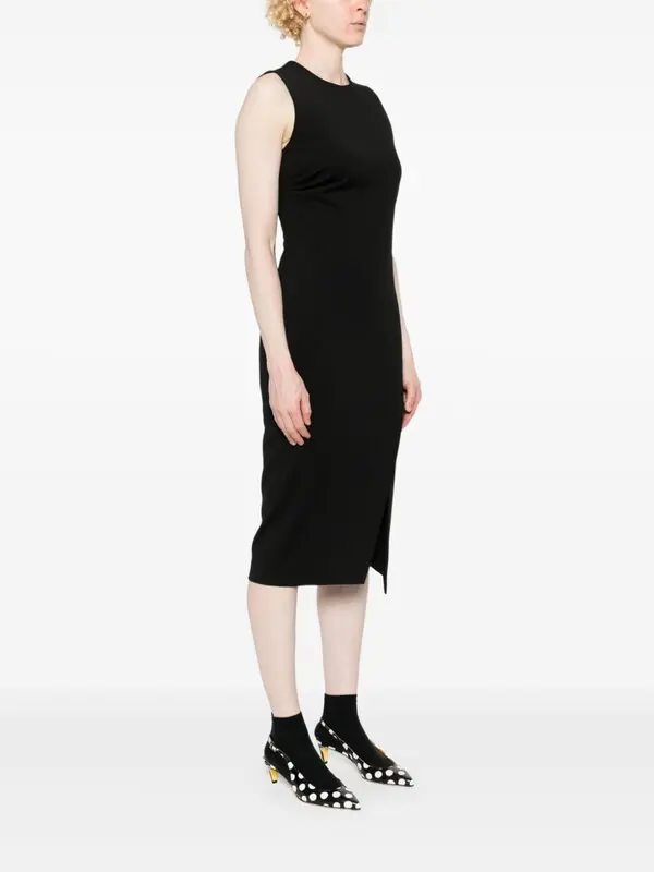 Moschino Draped Detail Midi Dress