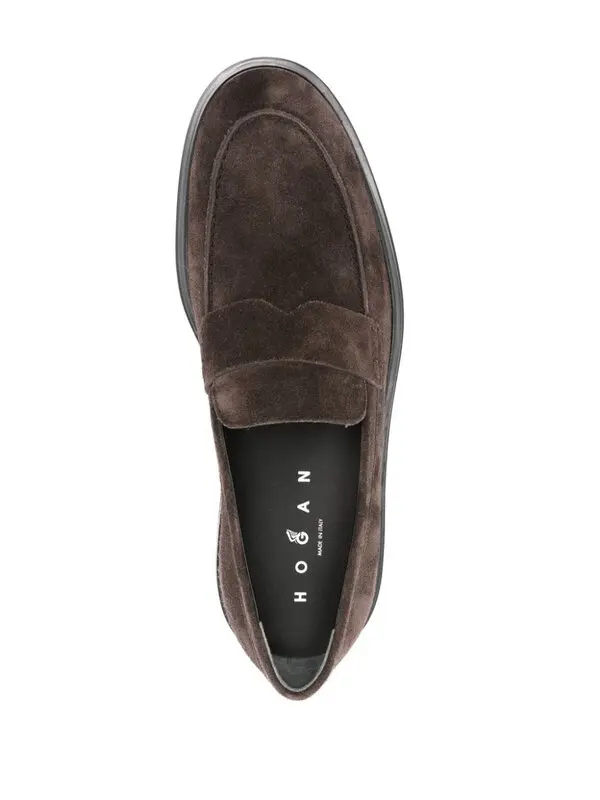 Hogan H673 Loafers - Brown