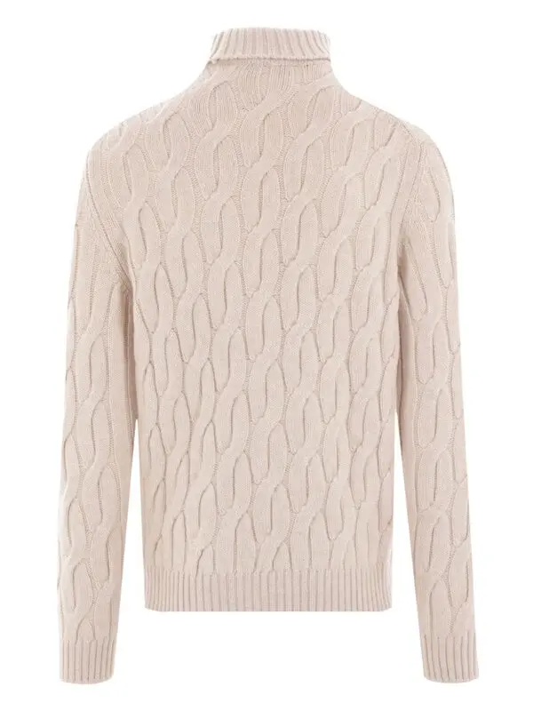 ZANONE Roll Neck Cable-knit Jumper