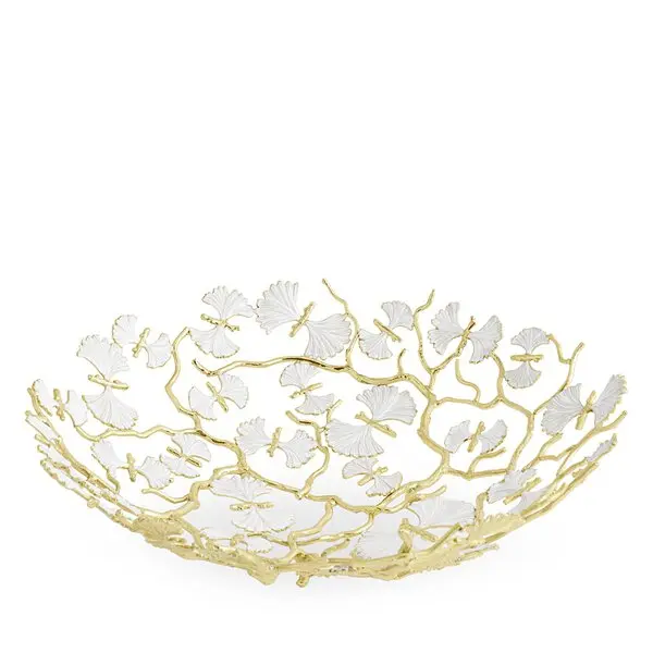 Michael Aram Butterfly Ginkgo Centerpiece Platter - Gold