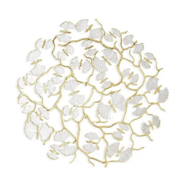 Michael Aram Butterfly Ginkgo Centerpiece Platter - Gold