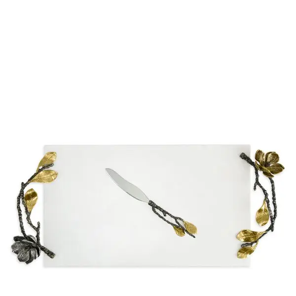 Michael Aram Vintage Bloom Cheeseboard With Knife