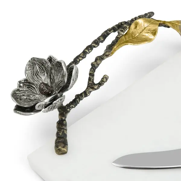 Michael Aram Vintage Bloom Cheeseboard With Knife